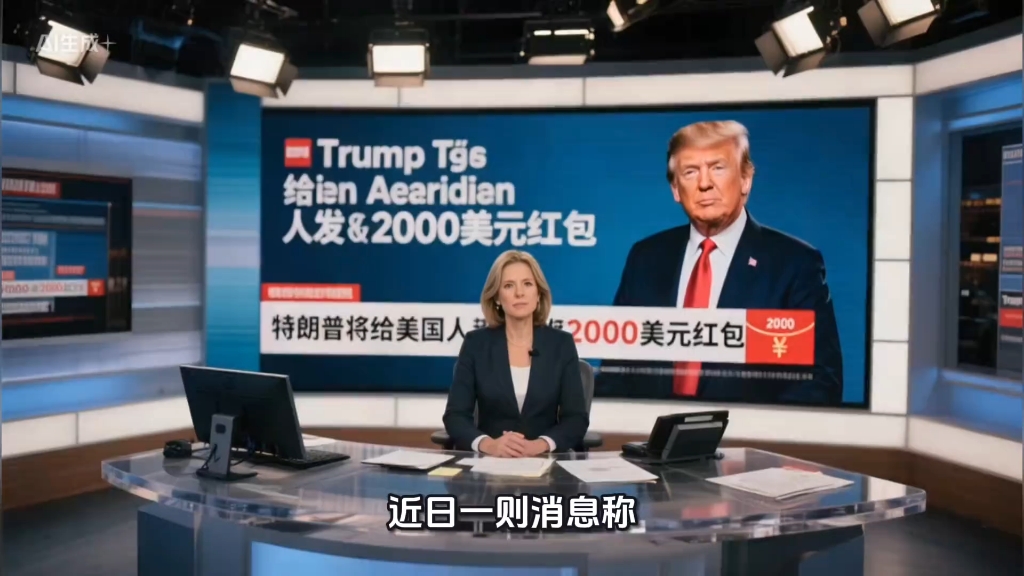 美国总统特朗普,欠着联合国30多亿不交,转头给普通民众每个人发2000...