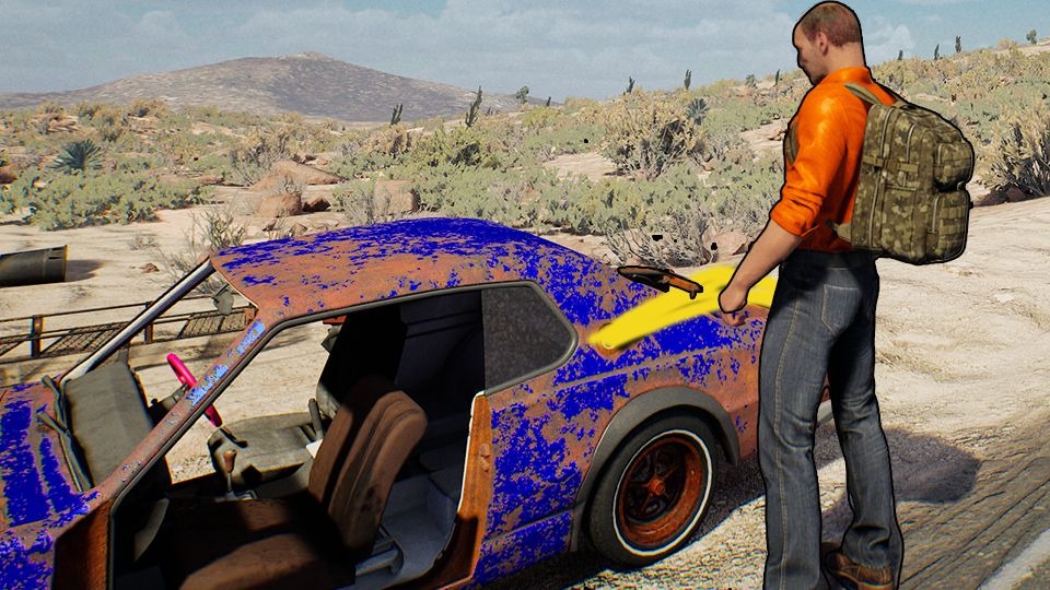 开局一台车,没油我直接往里油箱里尿