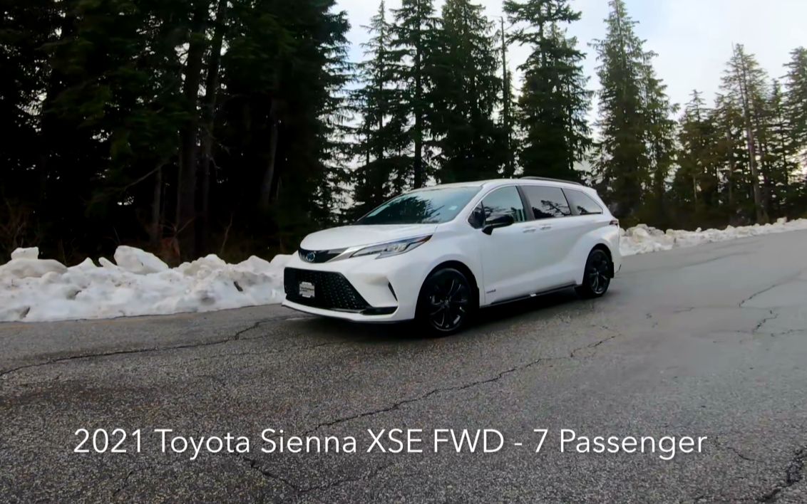 2021丰田塞纳Sienna XSE-第一视角试驾|外观内饰一览【4K|cc字幕...