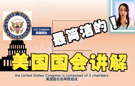 全英 双语字幕|3分钟带你了解美国国会,为何美国国会党派对总统执政...