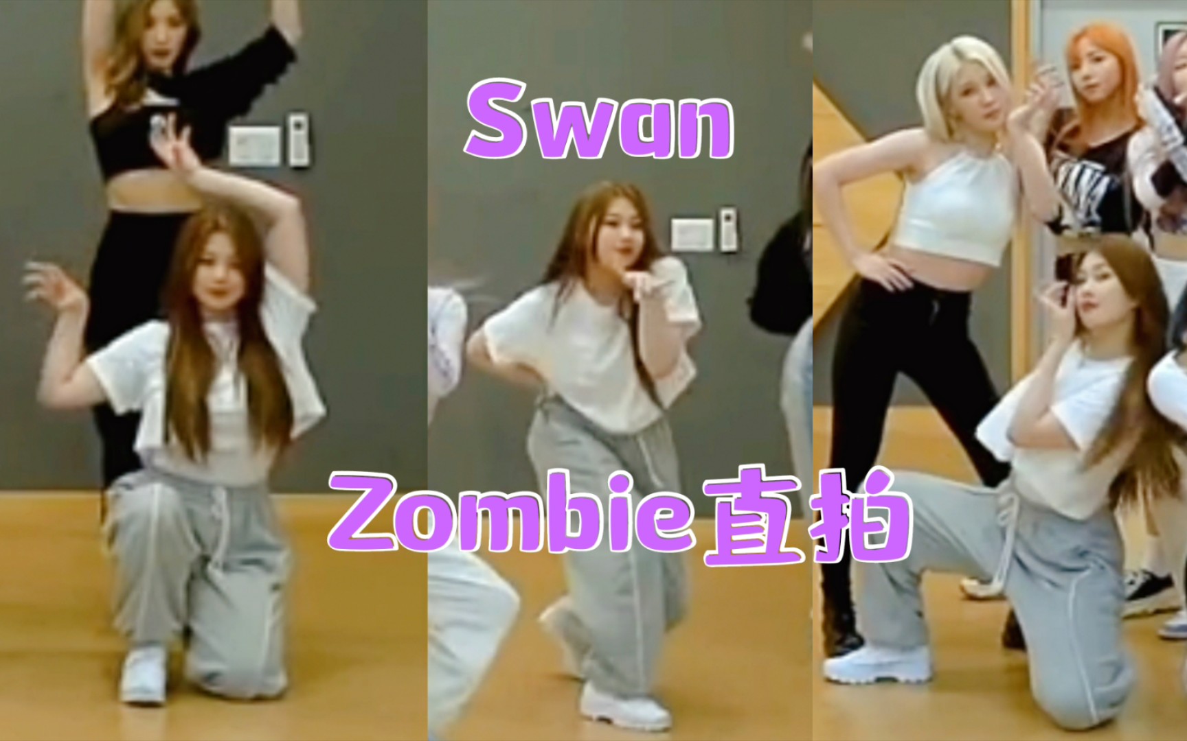 【Swan/紫啵】忙内太胖跳舞笨重?练习室个人直拍告诉你,肉感女孩...