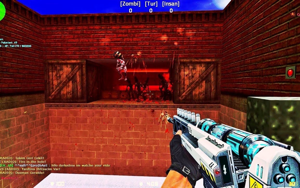 看KZ大佬玩CS1.6僵尸逃跑模式 第六十四期 【3scape2_dp】