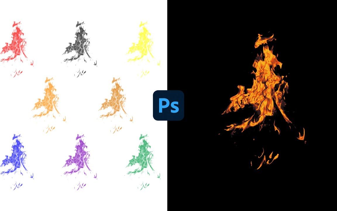 【Photoshop教学】如何用Ps將图片变笔刷之后用笔刷颜色渐变调整