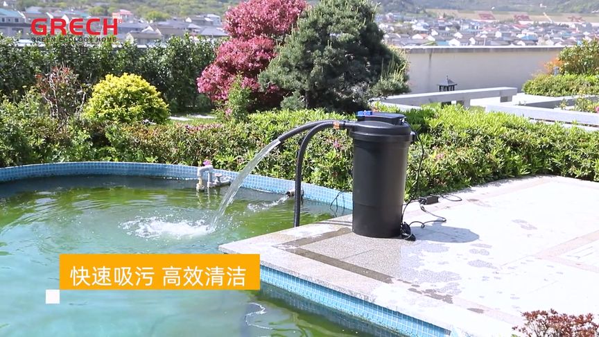 #鱼池过滤桶 #鱼池过滤 池塘景观池过滤桶