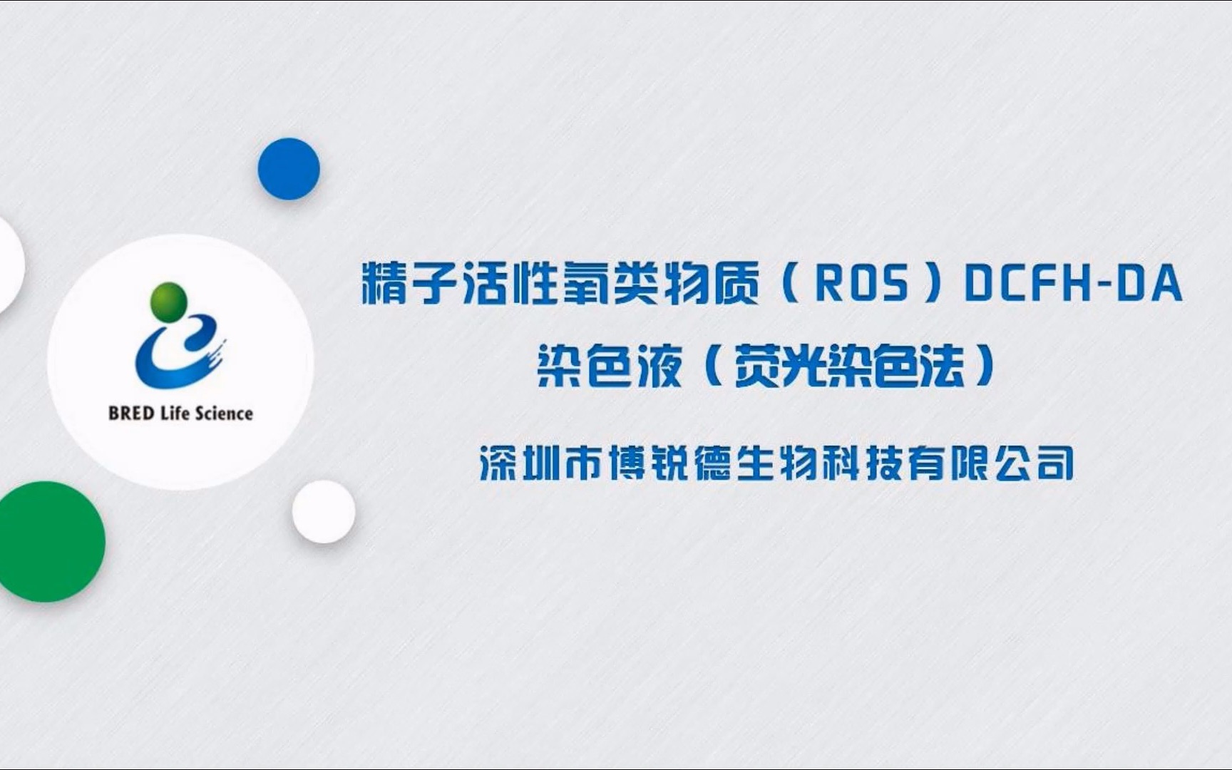 博锐德-精子活性氧类物质(ROS)DCFH-DA染色液(荧光染色法)