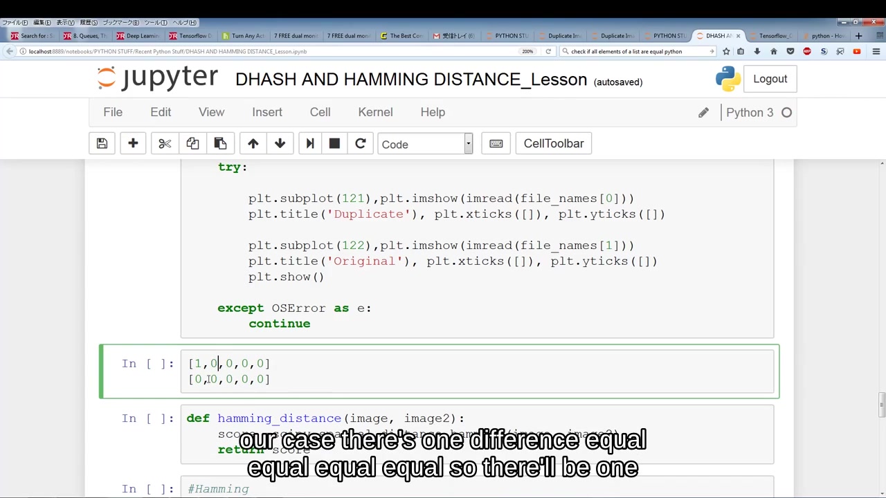 Python计算机视觉 - 用汉明距离查找相似的图像(英文字幕)