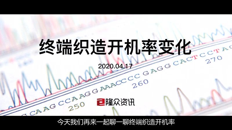 90s资讯速递——本周终端织造开机率变化