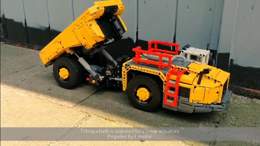 lego乐高地下矿用自卸卡车Technⅰc科技/机械MOC积木模型.整点男人...