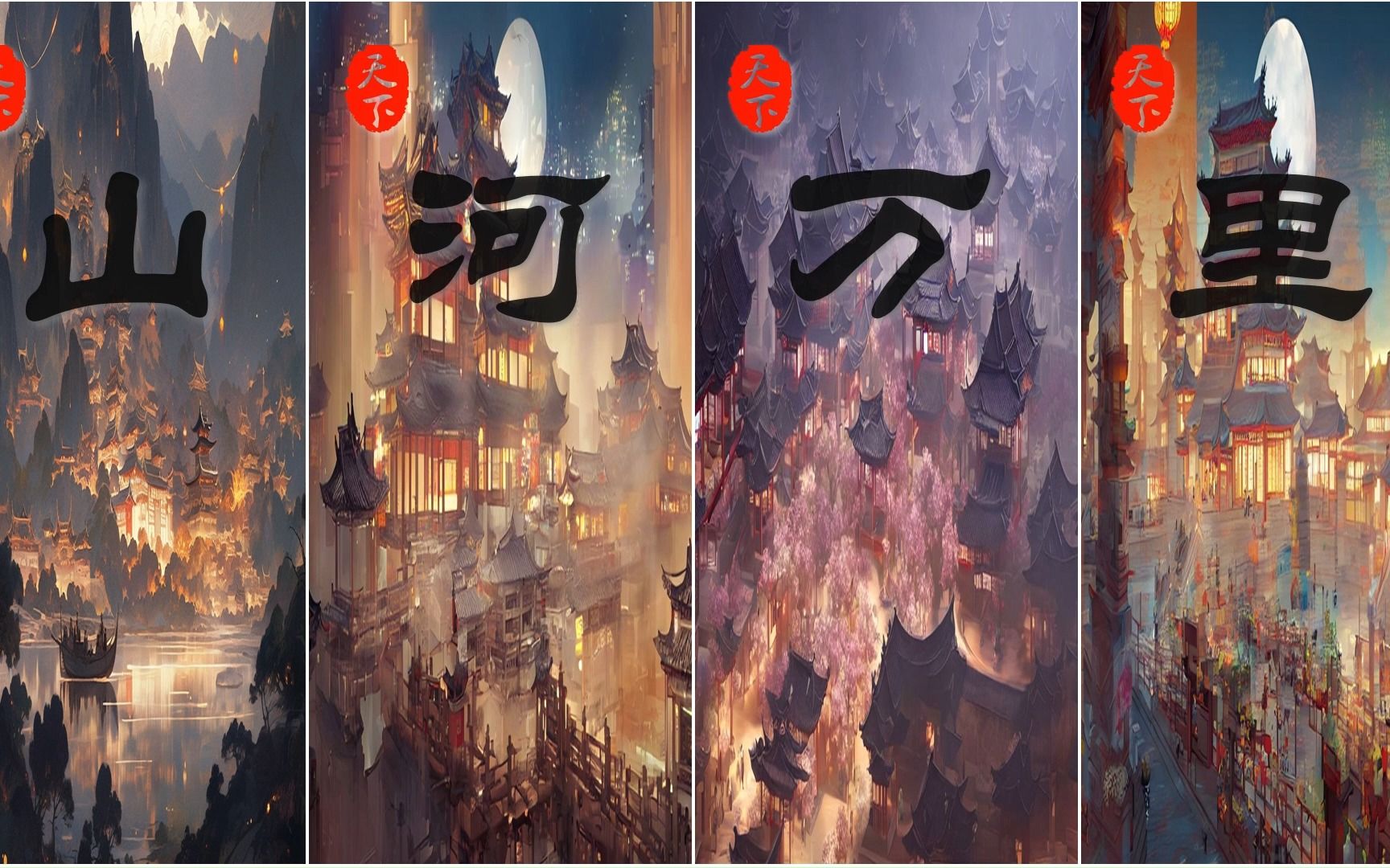 PPT不一样的图片轮播展示效果