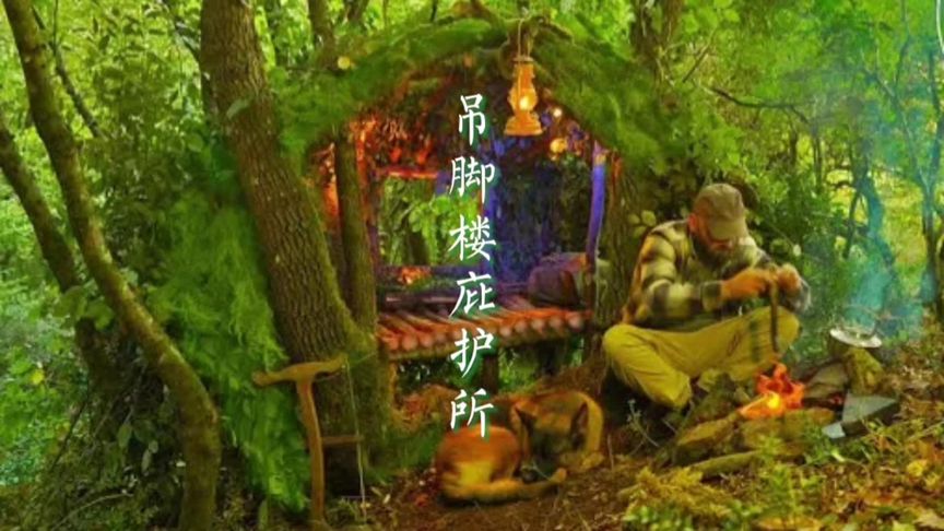 #荒野高手 408 建造观光离地安全瞭望所 #助眠 #治愈 #解压