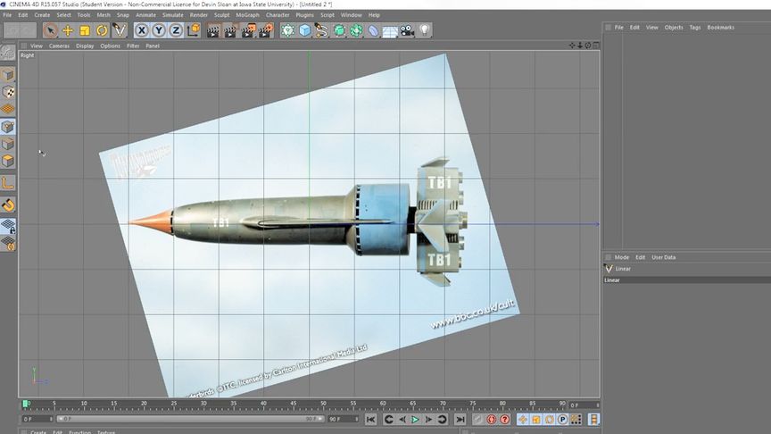 c4d导弹模型制作系列(一),炫酷洲际导弹教程,花钱也买不到