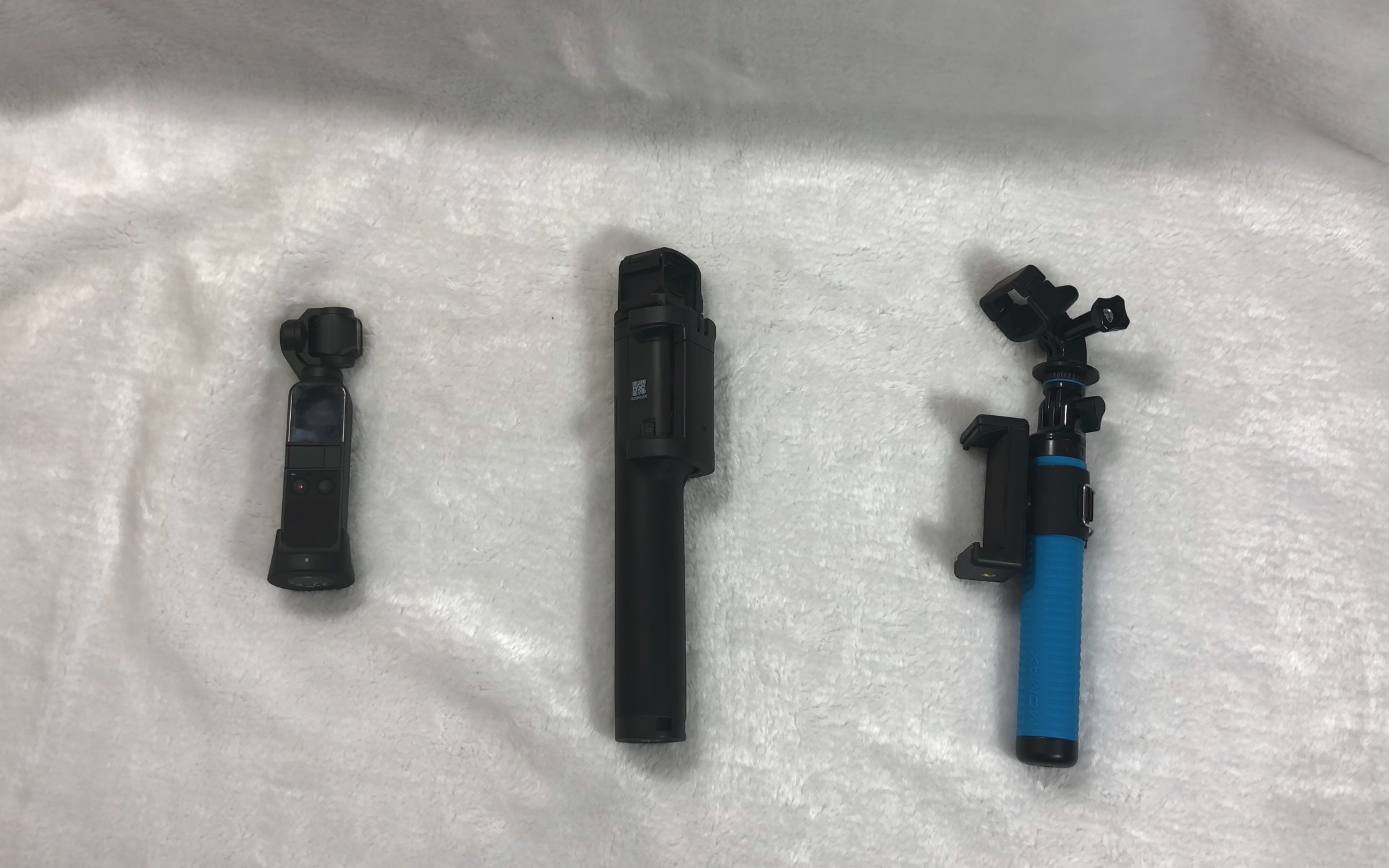 OSMO Pocket官方加长杆开箱评测-从简洁到累赘?从随意到专业!