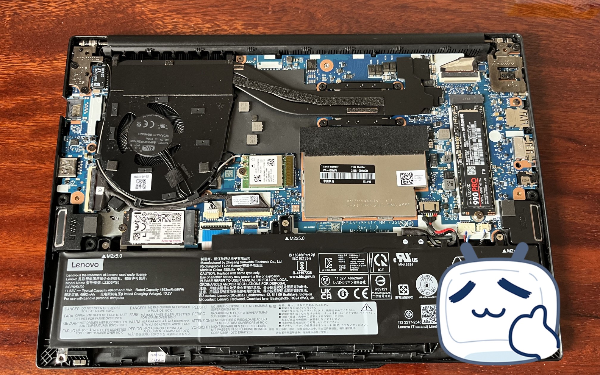 B站首发——ThinkPad E14 2023 AMD 7730U 拆机讲解(来自IBM铁粉)