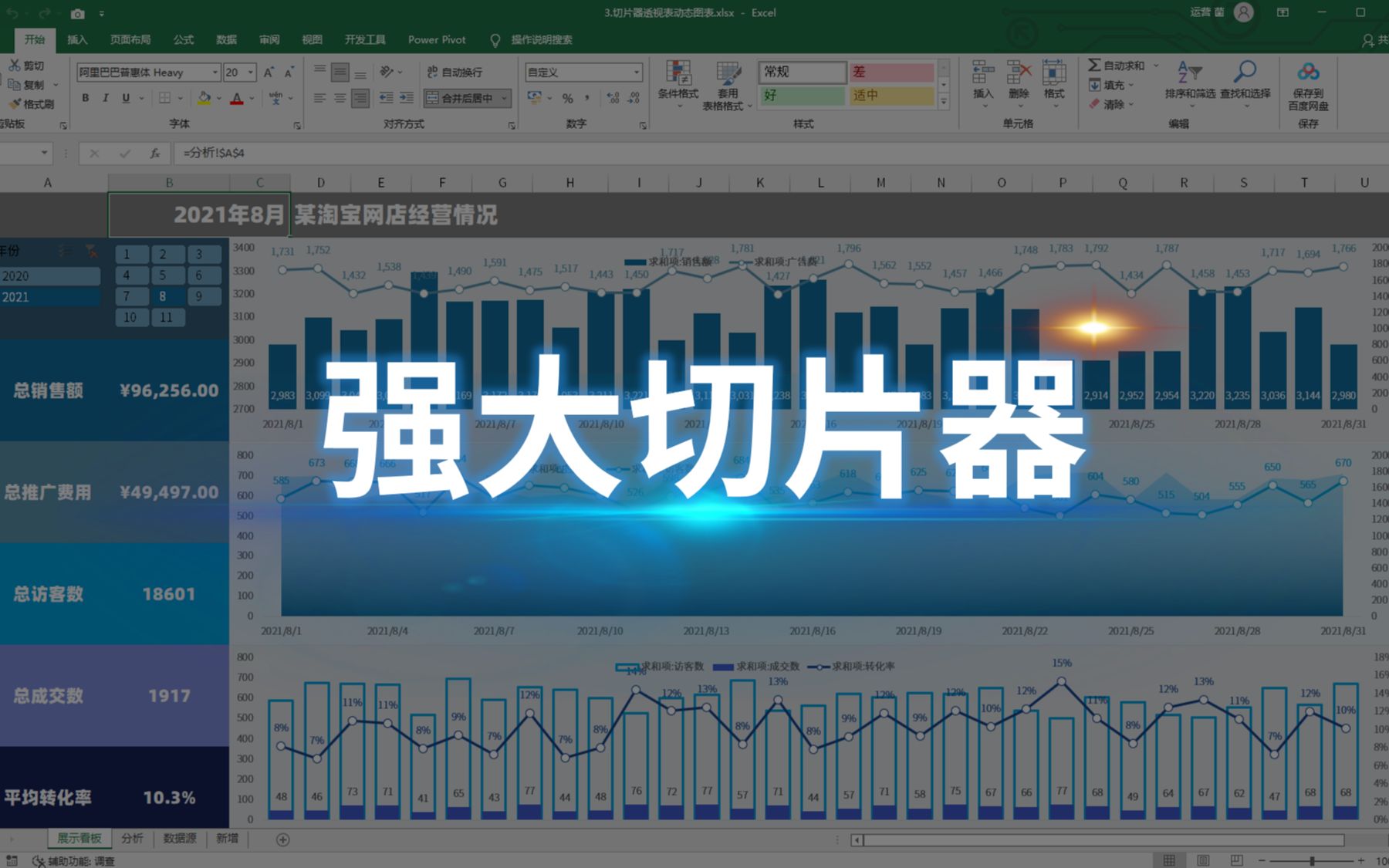 精通数据透视表+切片器,Excel用起来就是爽!