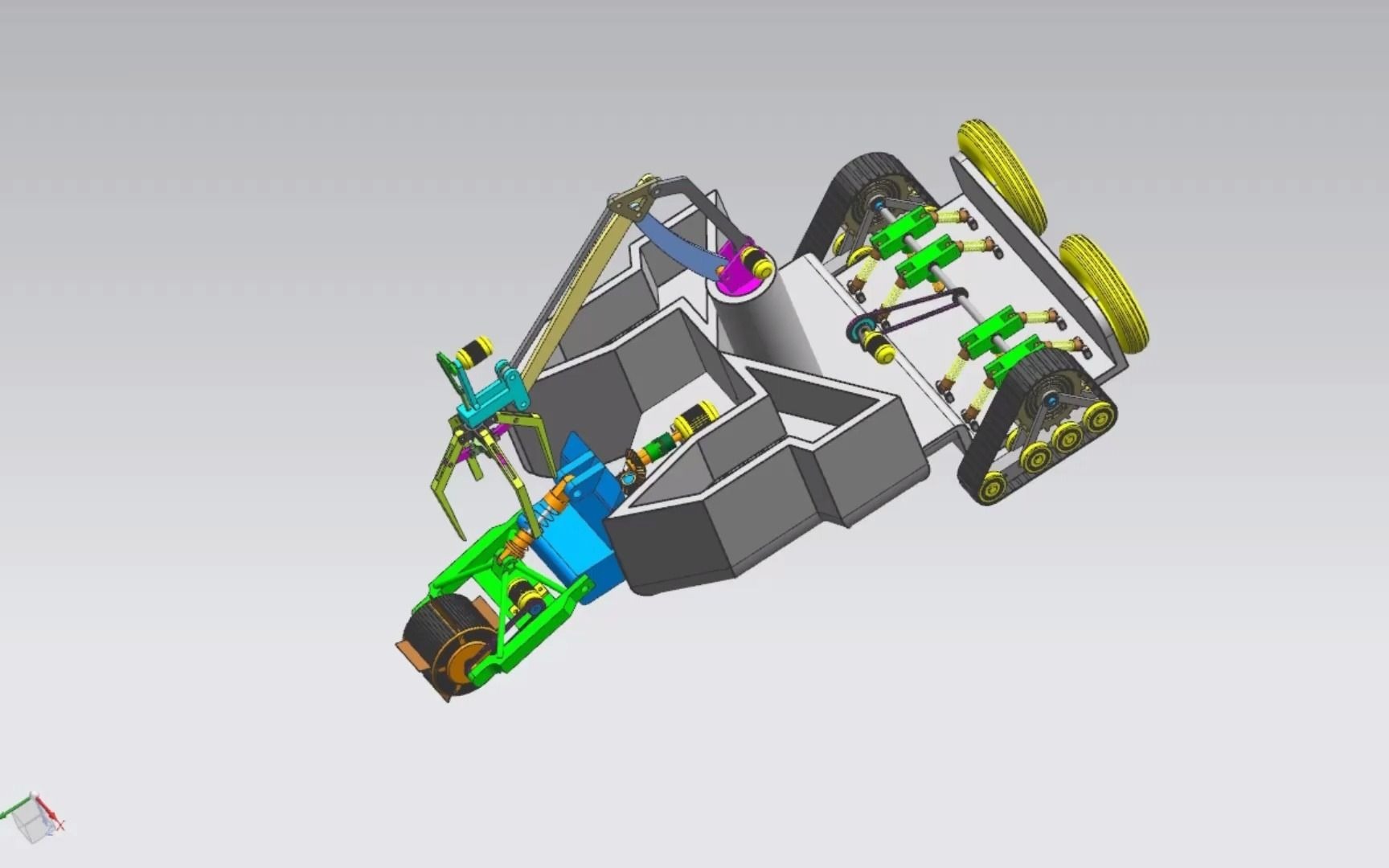 水陆两栖垃圾收集机器人