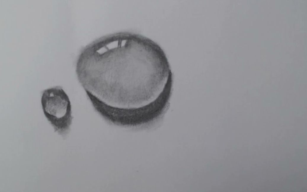 10分钟带你玩转素描水滴画法!教你画出超写实!
