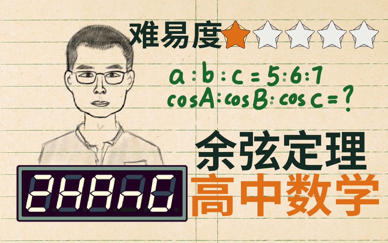 【高中数学】「余弦定理」