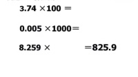 小数点位置移动引起小数大小变化规律---一个小数乘10、100、1000