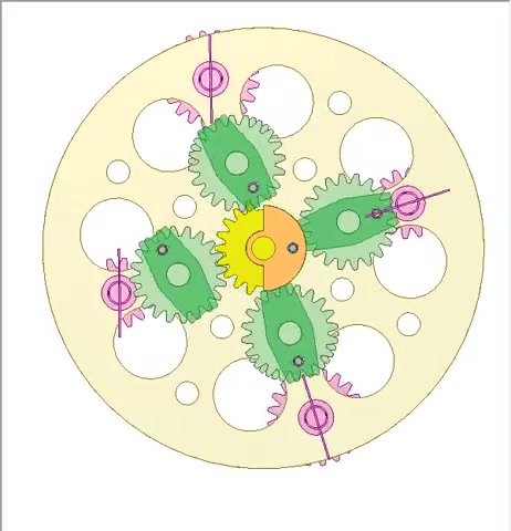 行星齿轮_60(行星齿轮旋转时控制方向) (欢迎分享,欢迎白嫖)