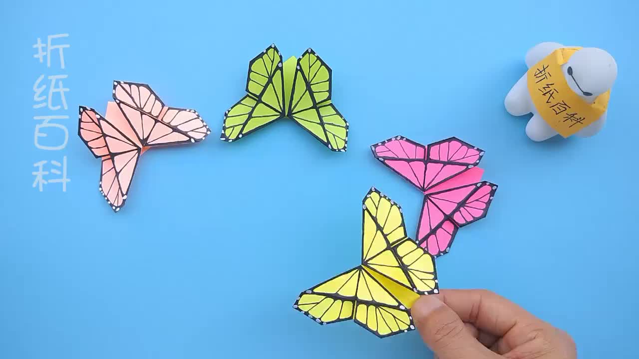 教你做漂亮的蝴蝶书签,简单好学又有趣