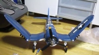 F4U“海盗”像真战斗机 螺旋桨固定翼遥控航空模型 经典二战