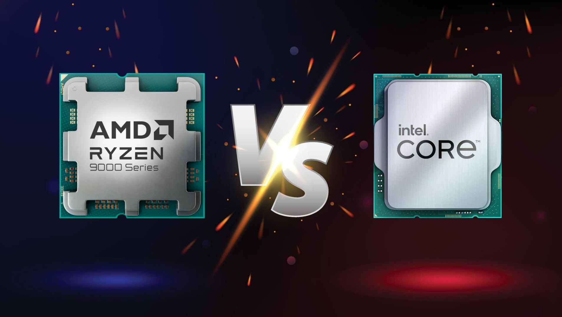 旗舰对决!AMD Zen 5锐龙9 9950X、9900X处理器大战酷睿i9-14900K