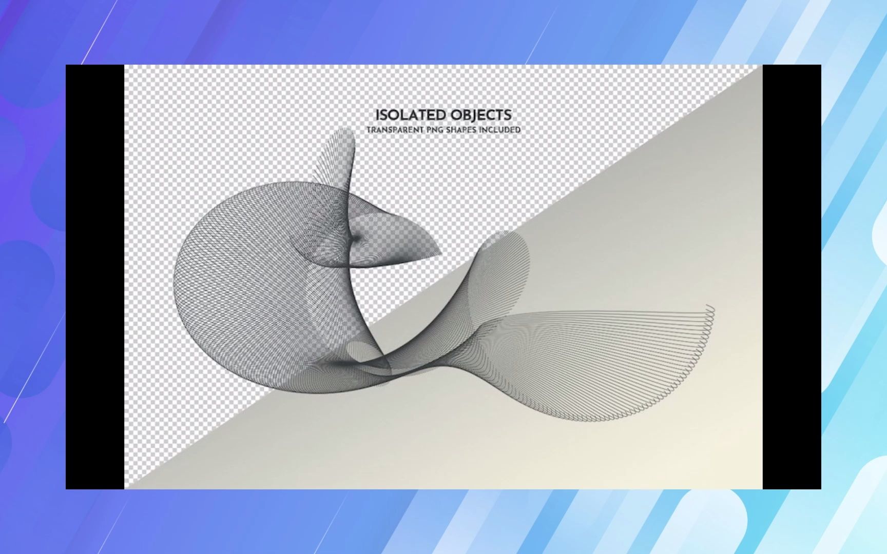 PS笔刷科技线条流动立体波浪Photoshop笔刷下载