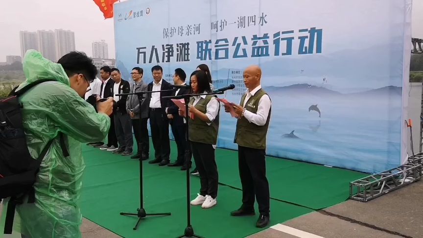 零陵民间河长向全社会倡议爱护环境,保护母亲河