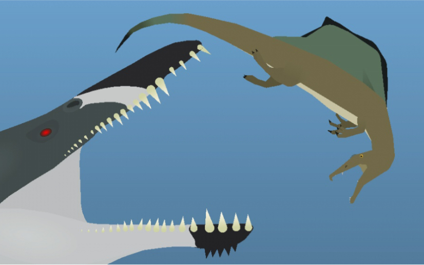 自制dinosaur动画:巨大的海怪