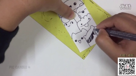 DIY超简单简笔画书签