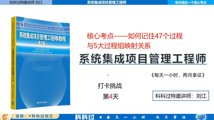 【中级打卡挑战第4天/30天】47个管理过程与5大过程组