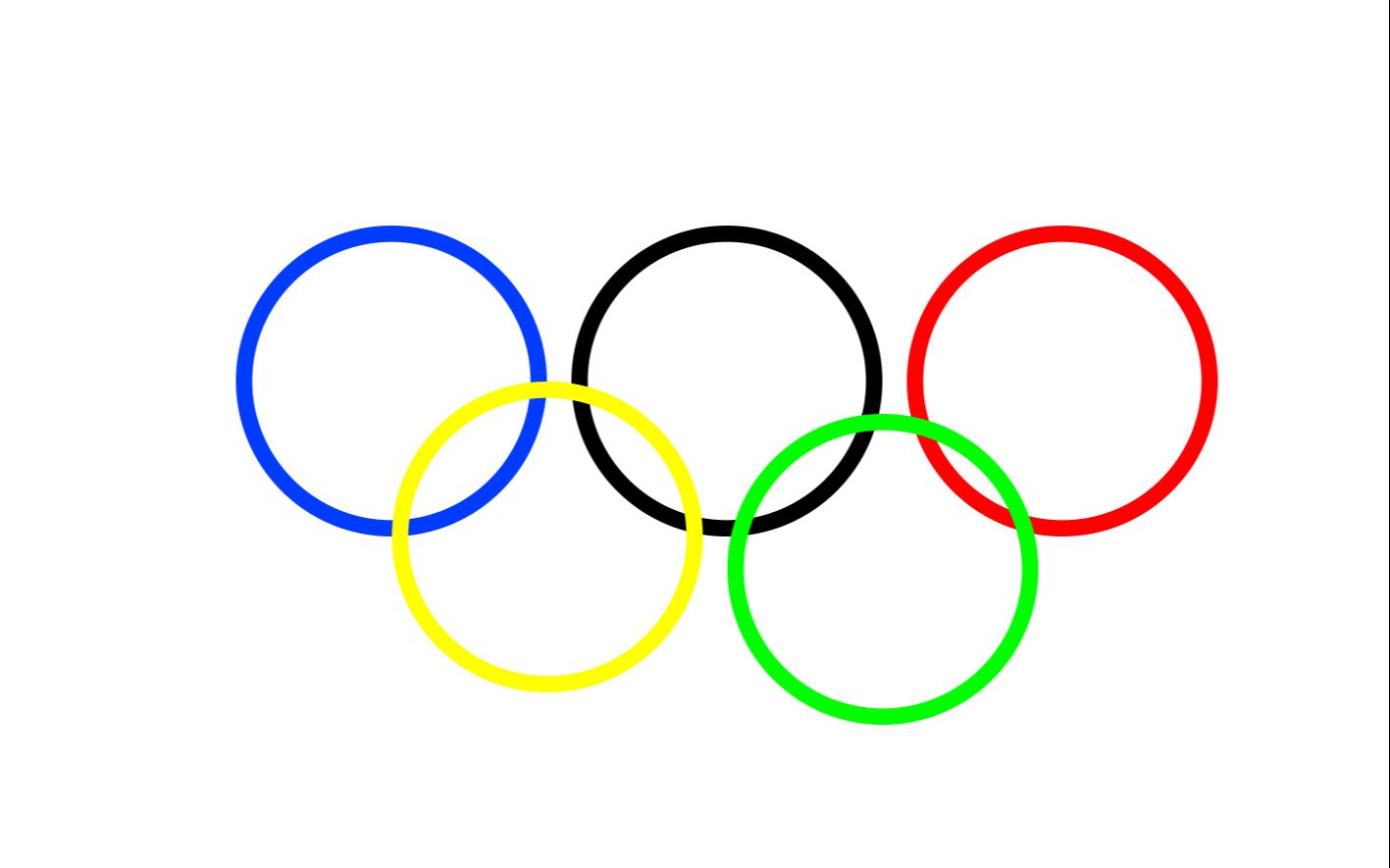 【PS小技巧】教你制作奥运五环,你学会了吗