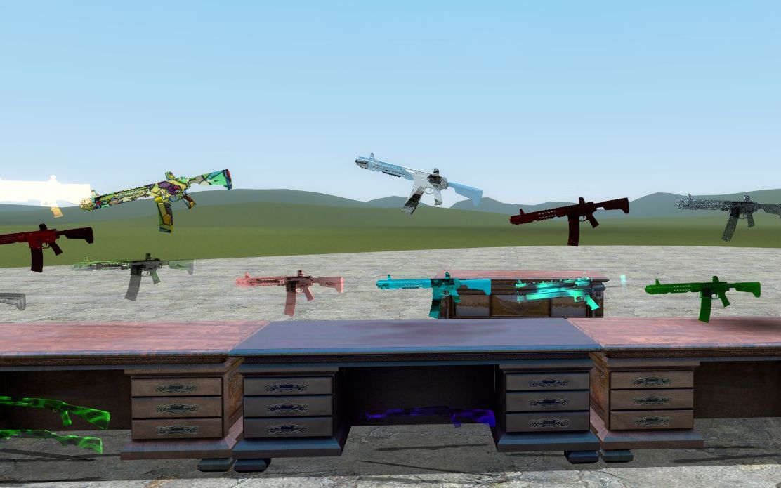 【Gmod多人联机】帮黎明做H1Z1AR皮肤【鲁蛋】