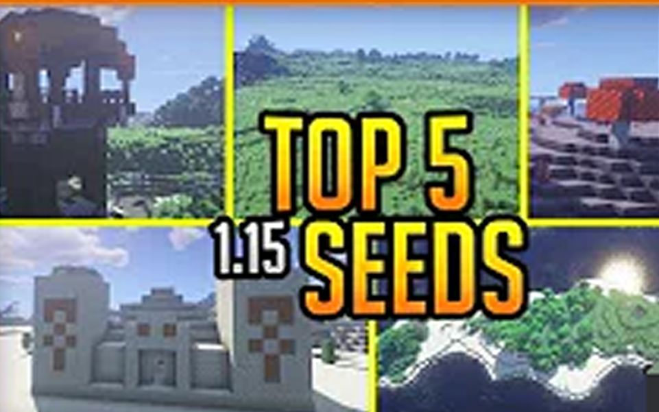 我的世界排行榜TOP 5 的种子!! | TOP 5: SEEDS for 1.15 | ✨ Minecraft ...