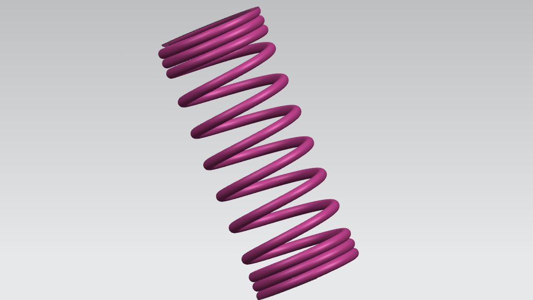 UG建模标准弹簧