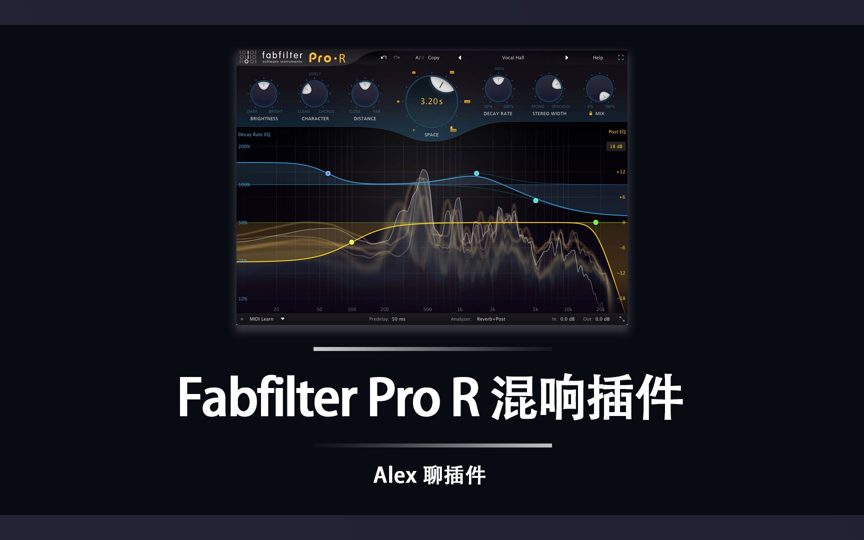 Fabfilter(肥波) Pro R 混响插件 - 来自超强品牌的高品质混响插件