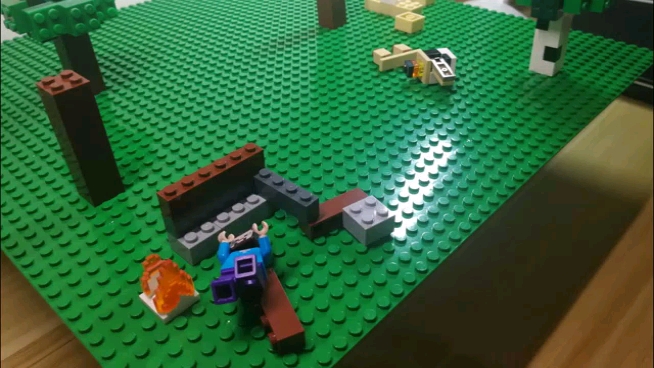 大家先看看我这个乐高我的世界MOC行不行啊