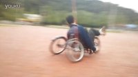 侧倾正三轮躺车 大骆驼躺车 死飞侧倾转弯