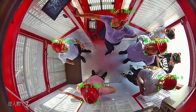 工地升降机人数统计摄像头