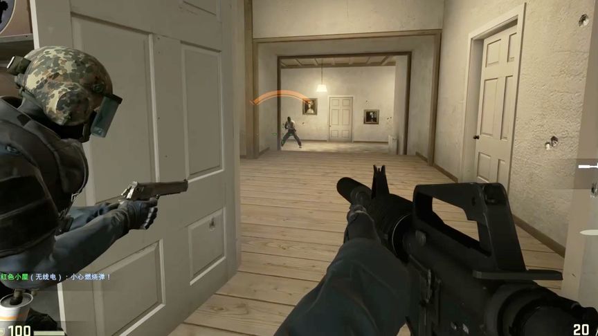 CSGO:萌新第一次玩爆破模式,哎我怎么没主武器啊!