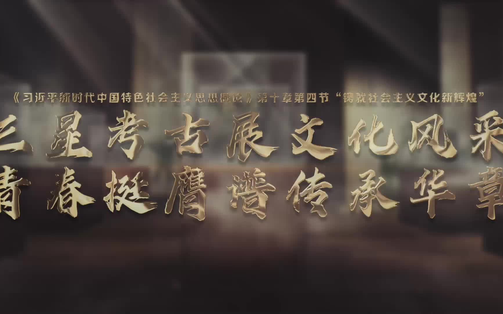 场馆里的思政课|第八届全国高校大学生讲思政课公开课参赛作品《三星...