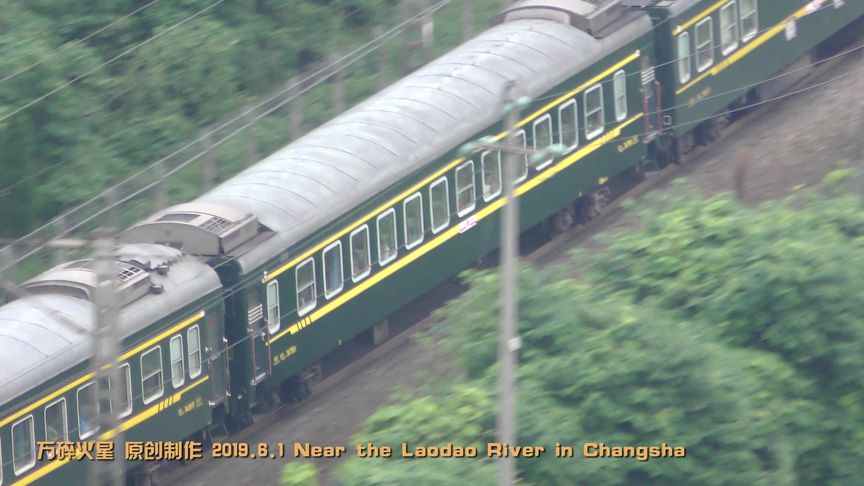 长沙捞刀河铁路桥-K787次旅客列车-南昌开往成都东