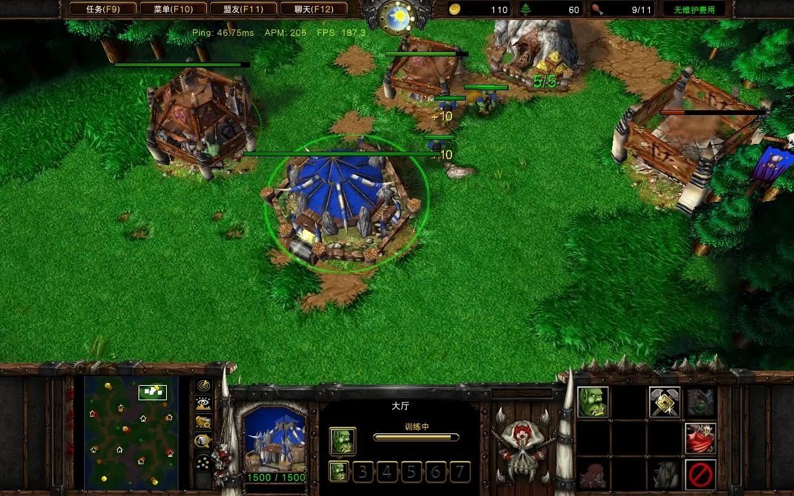 魔兽争霸3 第一视角解说视频 第五集 War3 ORC VS NE