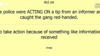 英语动词短语 act on 采取行动