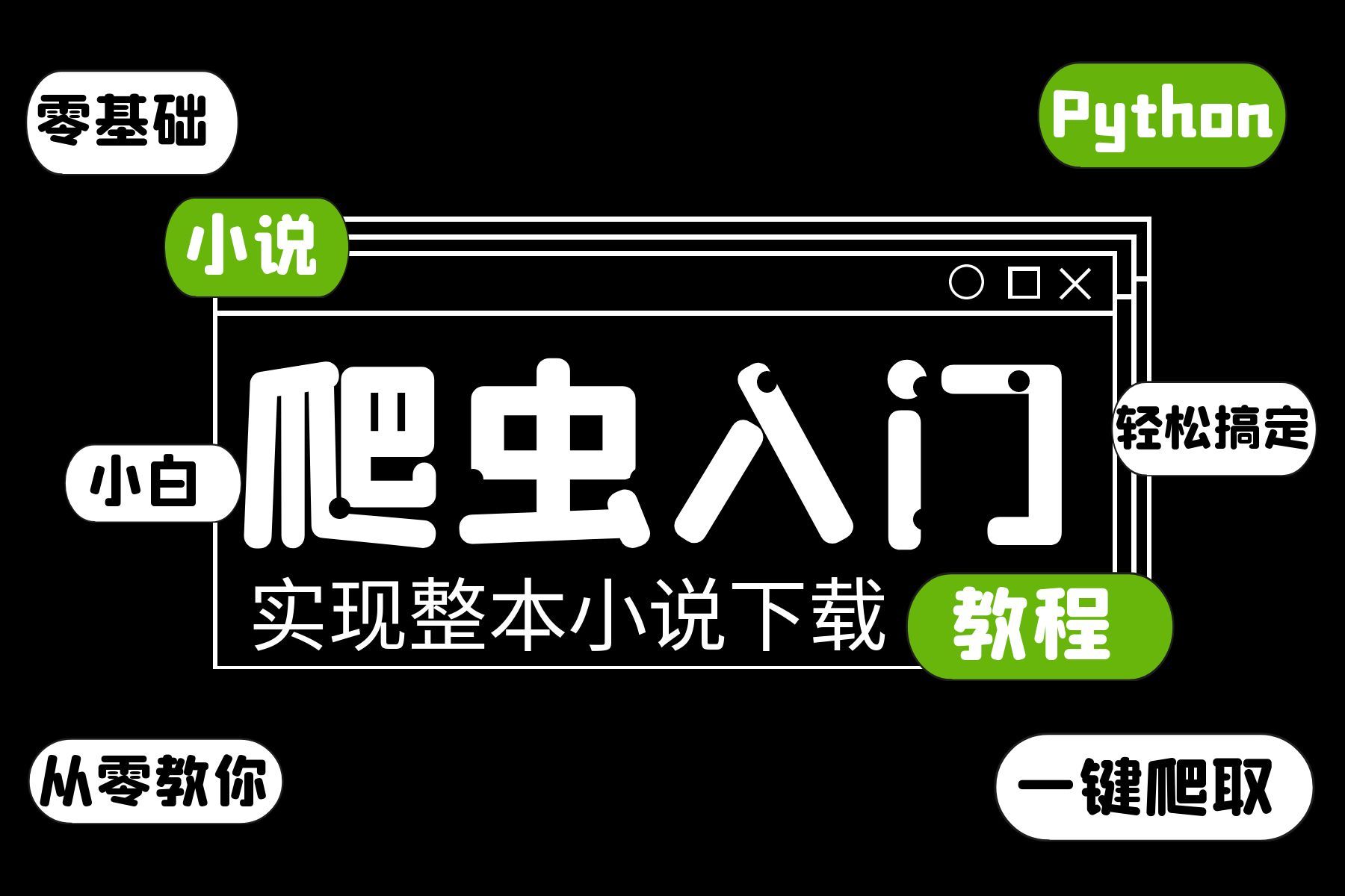 Python爬虫小白学习教程:实现爬取整本小说