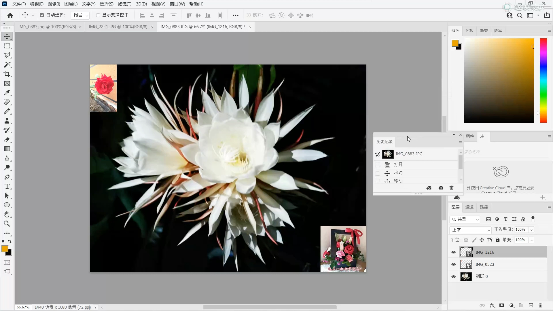 Photoshop (PS)对图片进行编辑的时候,怎样快速处理错误操作,恢复到...