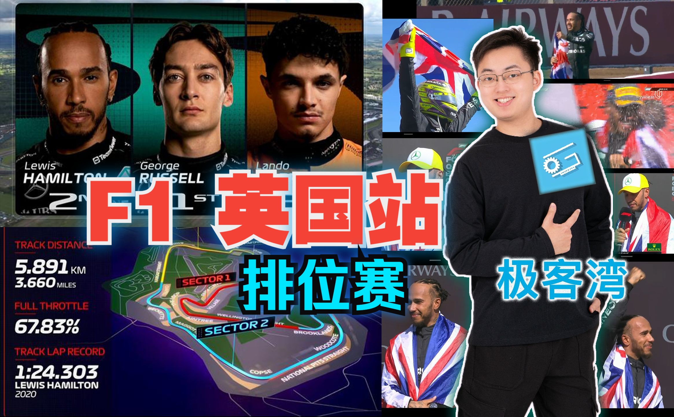 极客湾直播解说F1英国站排位赛