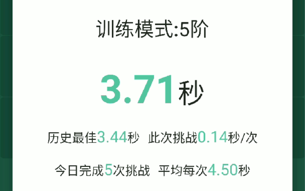 舒尔特方格*3.71秒