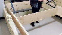 排骨架床改造实木床