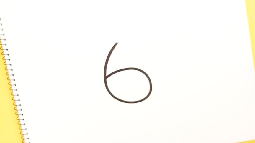 用数字6能画出什么?让宝宝发挥想象也来试着画创意简笔画吧